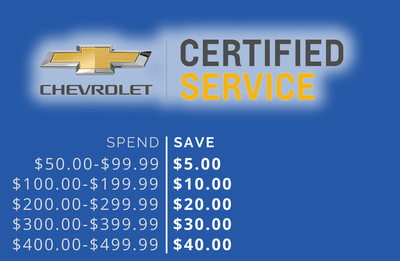 Chevrolet Service Specials Union, NJ | Chevrolet Parts Specials | Open ...